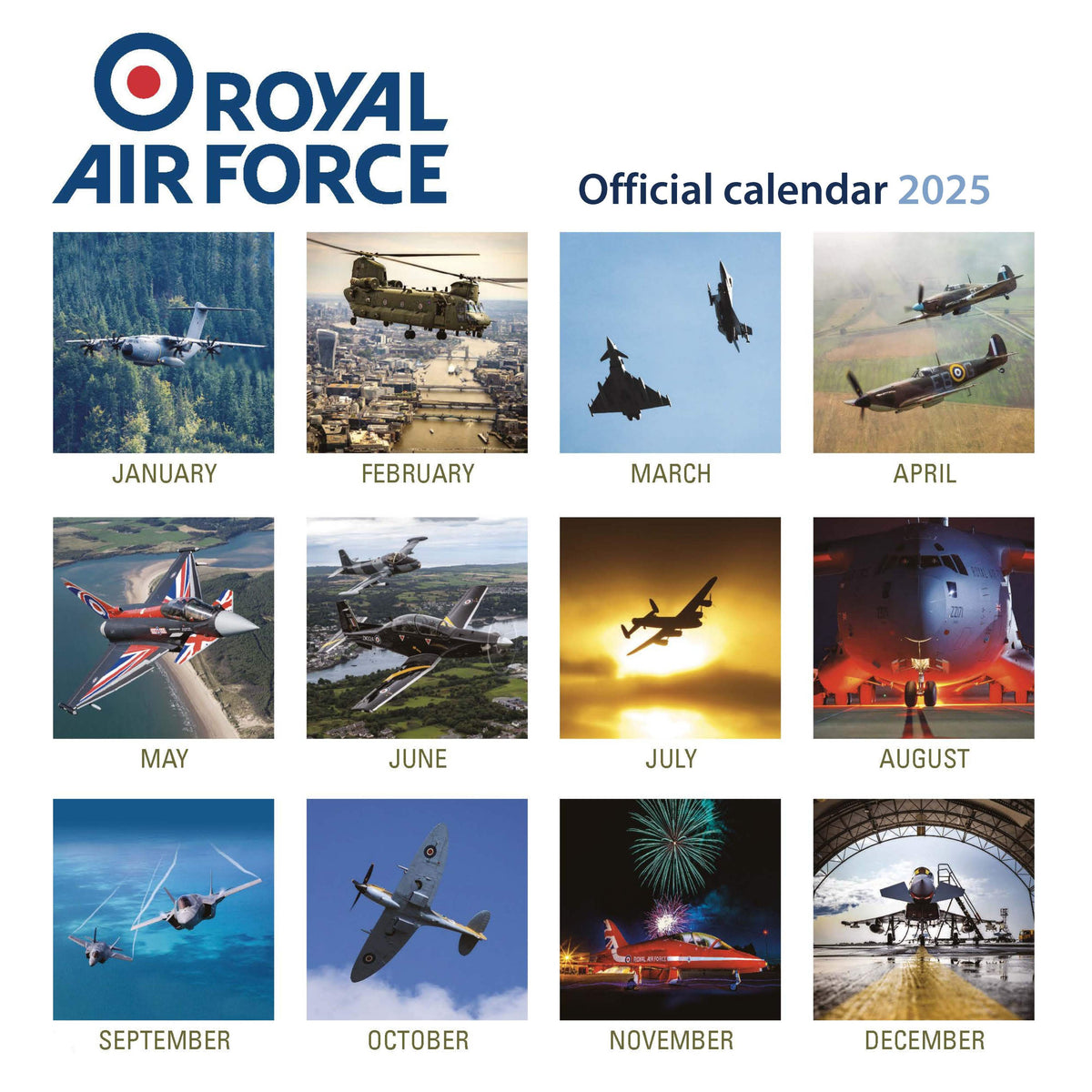 OFFICIAL ROYAL AIR FORCE 2025 CALENDAR – Online Calendar Shop